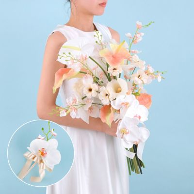 ブーケ ブートニア セット ウェディング 結婚式 たなびい ブーケ ブートニア セット ウェディング 結婚式 たなびい